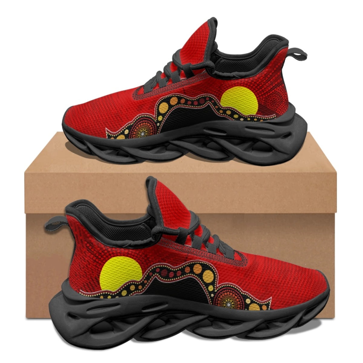 New Australian Aboriginal Sea Turtle Female Autumn Winter Tennis Shoes ...