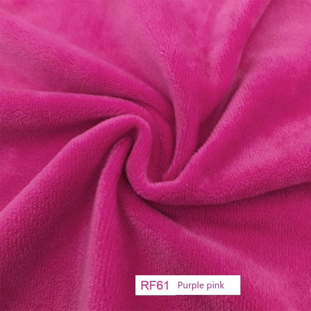 New Available in Multiple Colors 45*50cm Solid Color Style Minky ...