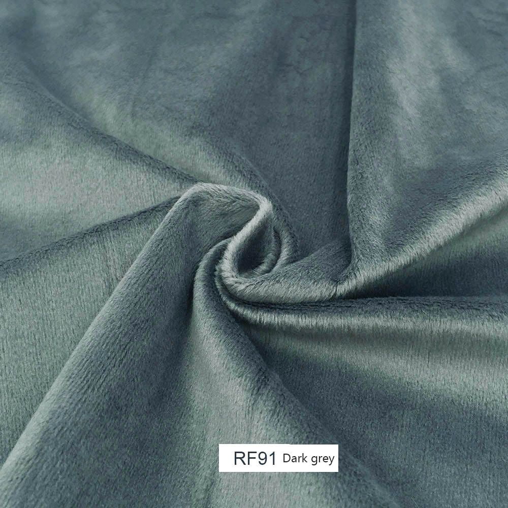 New Available in Multiple Colors 45*50cm Solid Color Style Minky ...