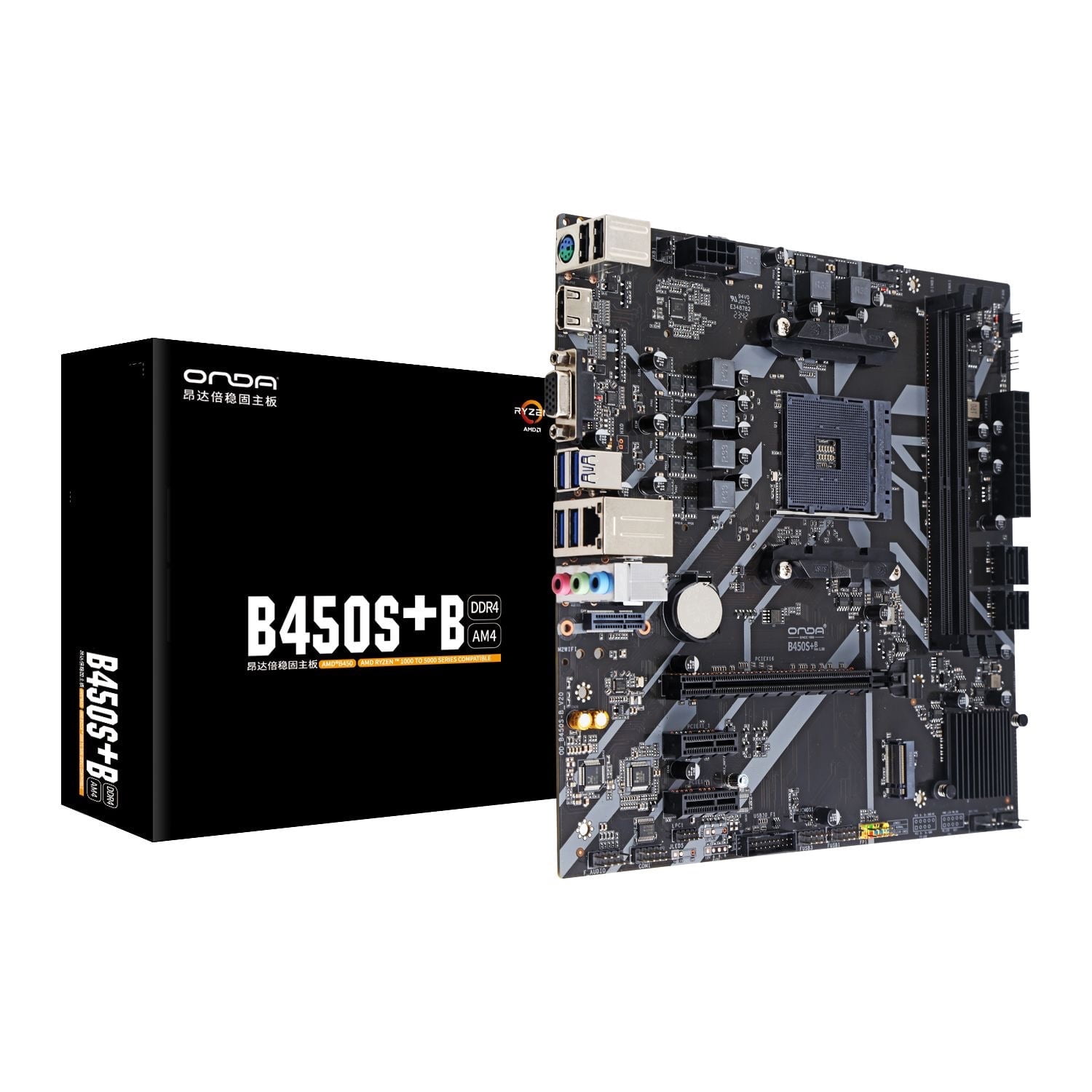 New B450 AMD Motherboard 64GB DDR4 original desktop Computer ...