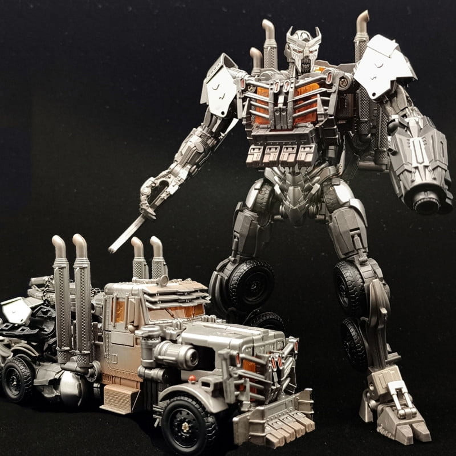 New BAIWEI JIALAHUANG 17CM Transformation Robot Car Model Toy KO Mini ...