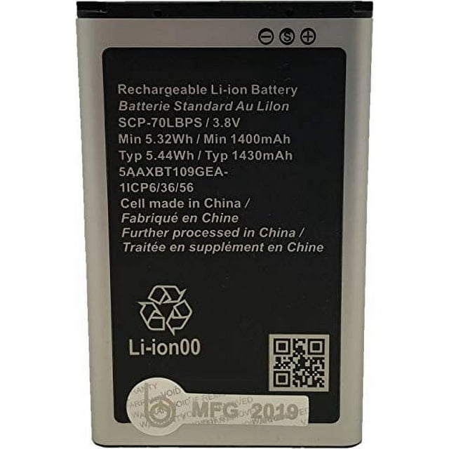 BELTRON SCP-70LBPS 1430mAh Replacement Battery for Kyocera Cadence 4G ...