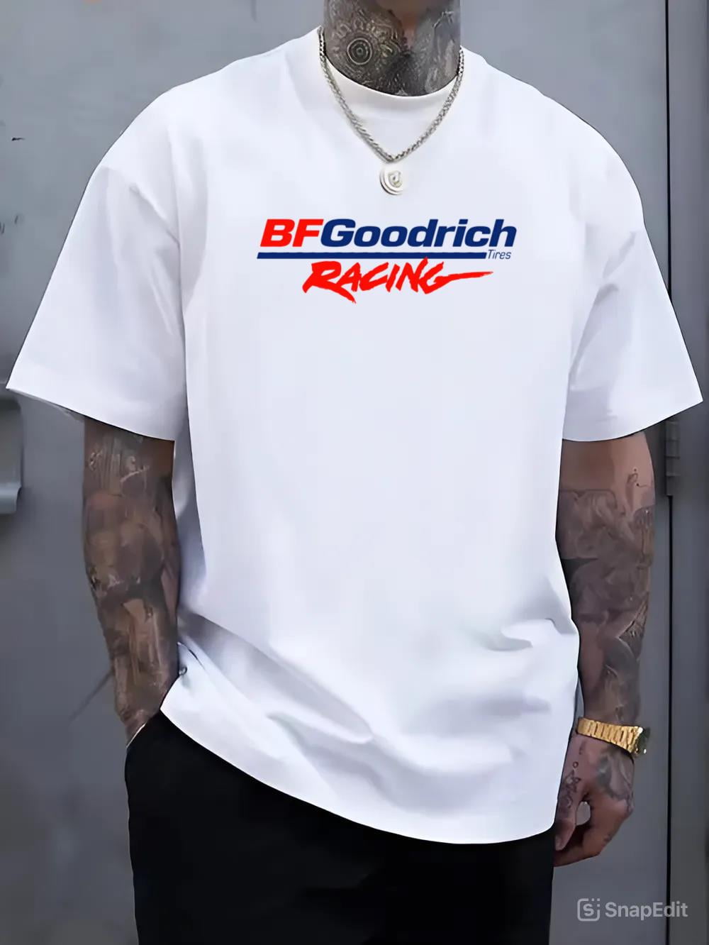New BF Goodrich Tires Logo American Funny Mens Automotive Brand Graphic ...