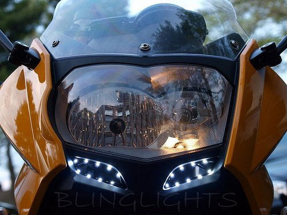 New BMW F800ST F800S F800R LED DRL Accent Strips for Headlamp Headlight ...