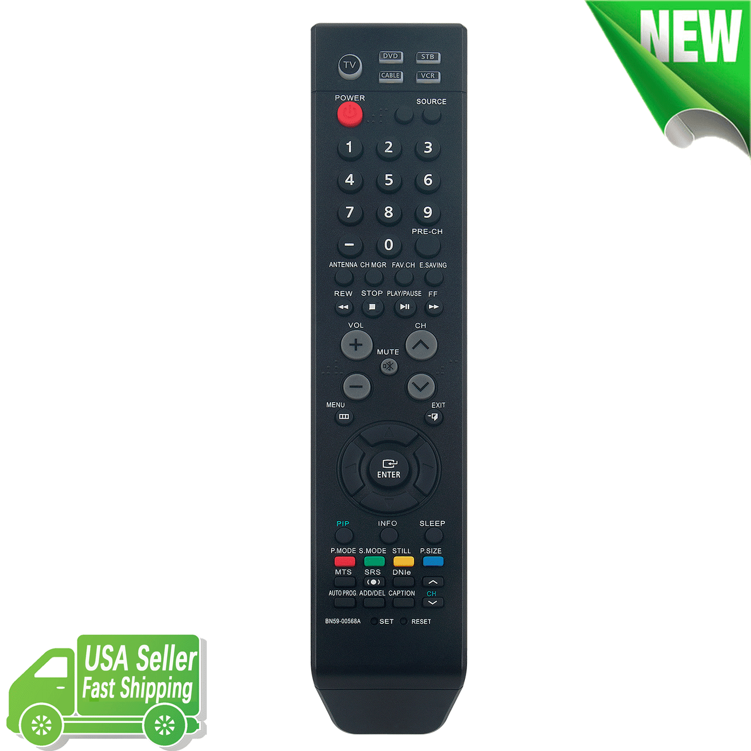 New BN59-00568A Replaced Remote Control Fit For Samsung TV LN-S4695DX ...