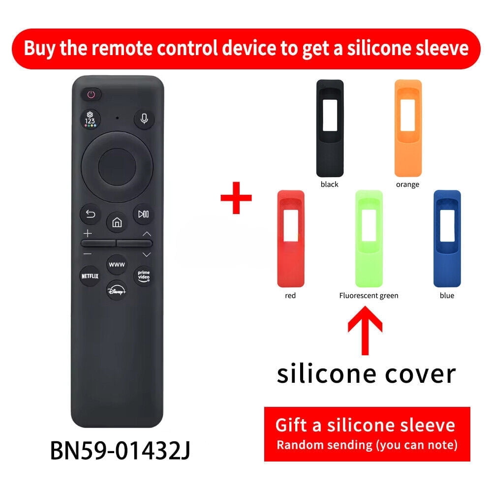 New BN59-01432J For Rechargeable Solar Cell Voice TV Remote With Cover - Walmart.com