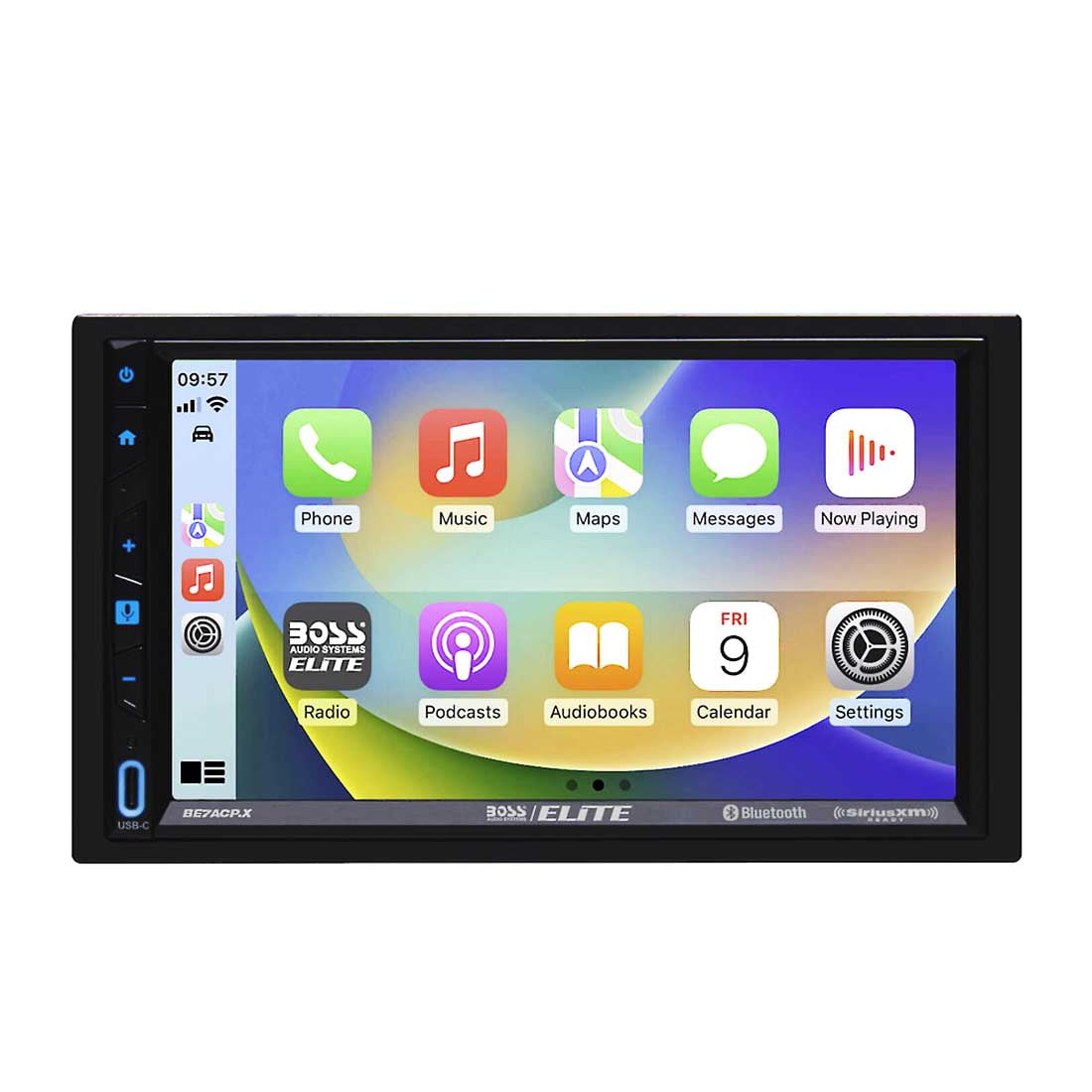 New BOSS BE7ACP.X Double-DIN 7" Digital Multimedia Receiver and Carplay ...