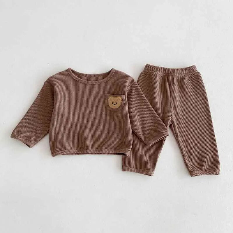 New Baby Boy Clothes Set 0-4Years Children Girl Long Sleeve Cartoon ...