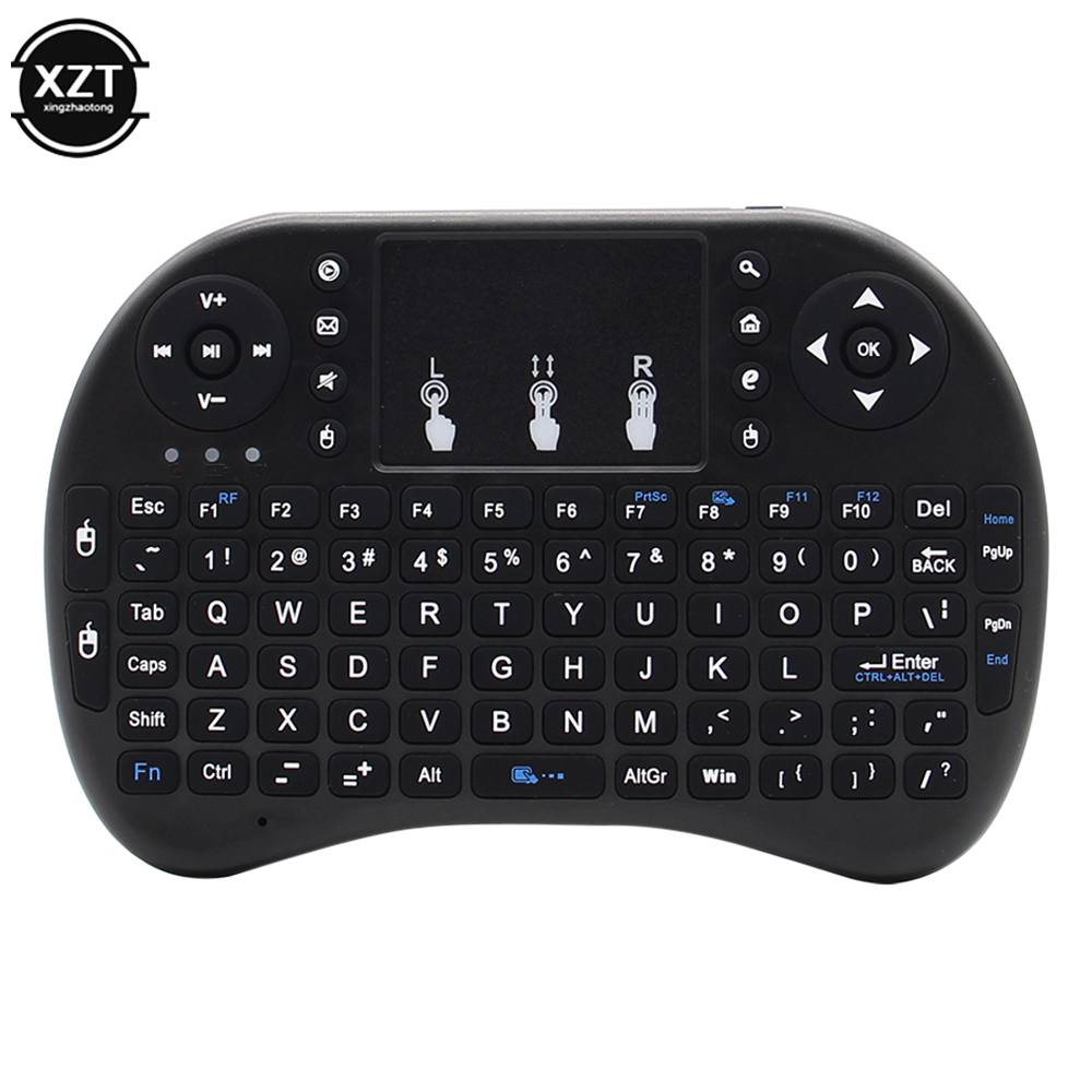 New Backlit English Russian Spanish Arabic Hebrew 2.4G Air Mouse Remote ...