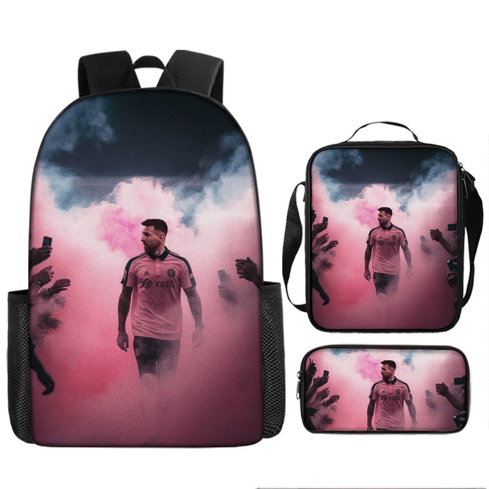 New Backpack Me-ssi C-Ronaldo Nemar sports backpack player backpack ...