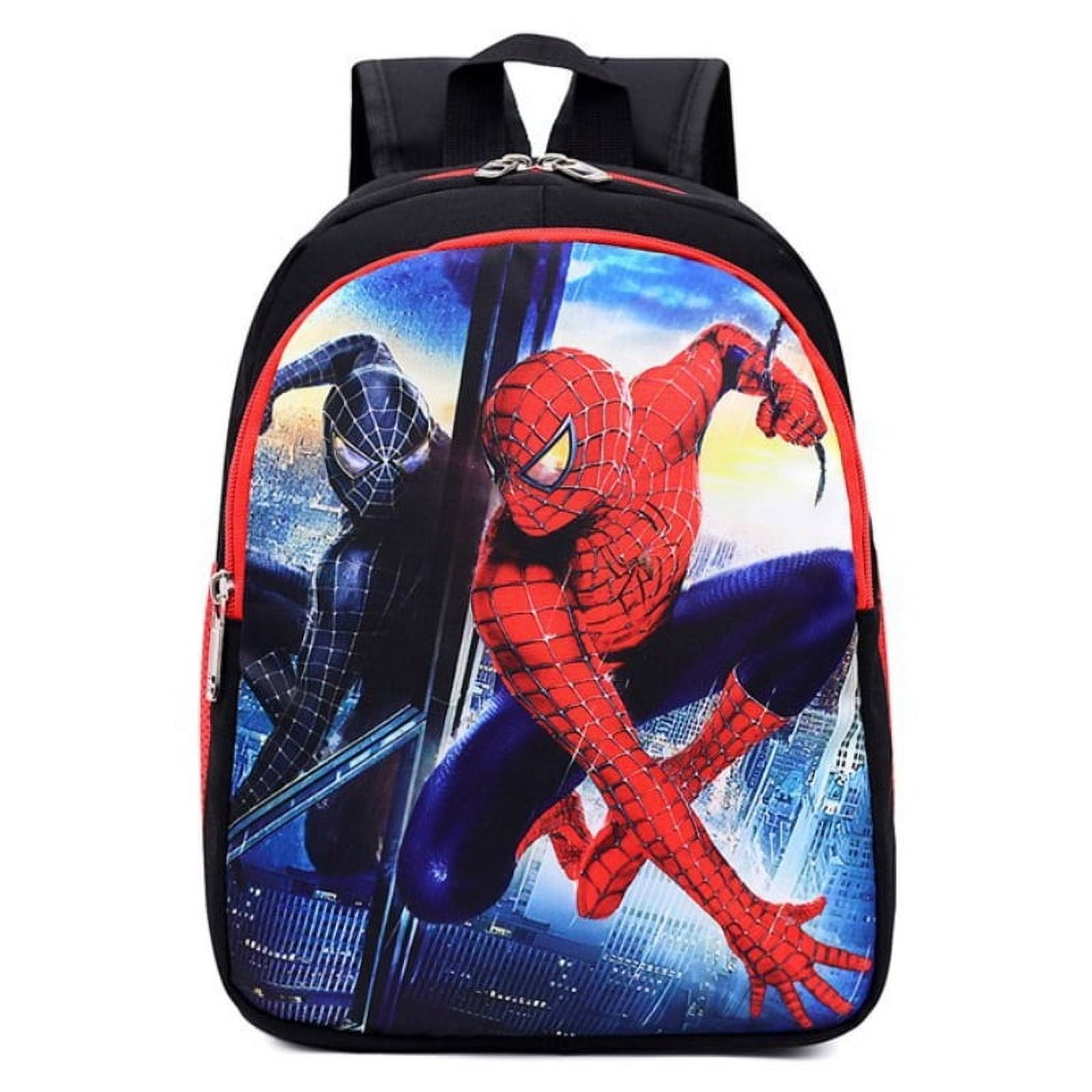New Backpack Mini Schoolbag Cute Shoulder Bag Cartoon Spriderman ...