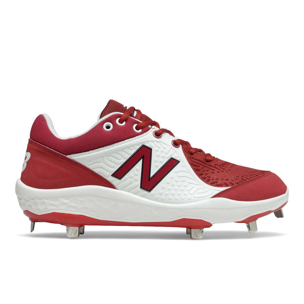 New Balance 3000V5 Metal Cleat Low Maroon | White Size 7 - Walmart.com