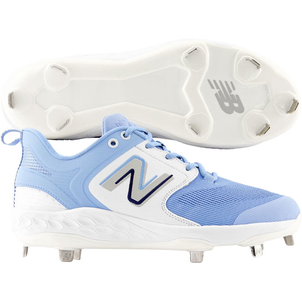 New Balance 3000v6 Fresh Foam Metal Cleats Low Cut - Carolina Blue ...