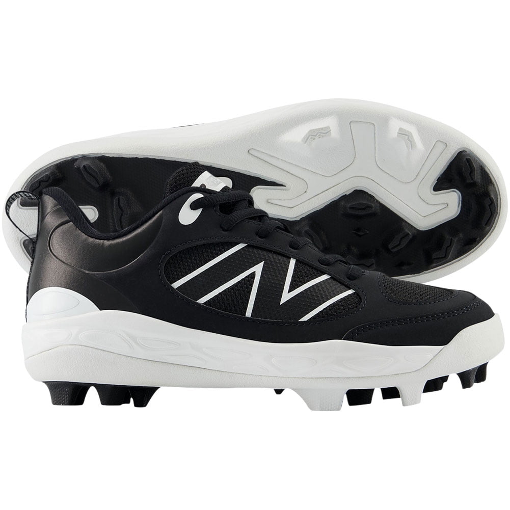 New Balance Youth 3000V7 Molded Baseball Cleats Black/White 1 - Walmart.com