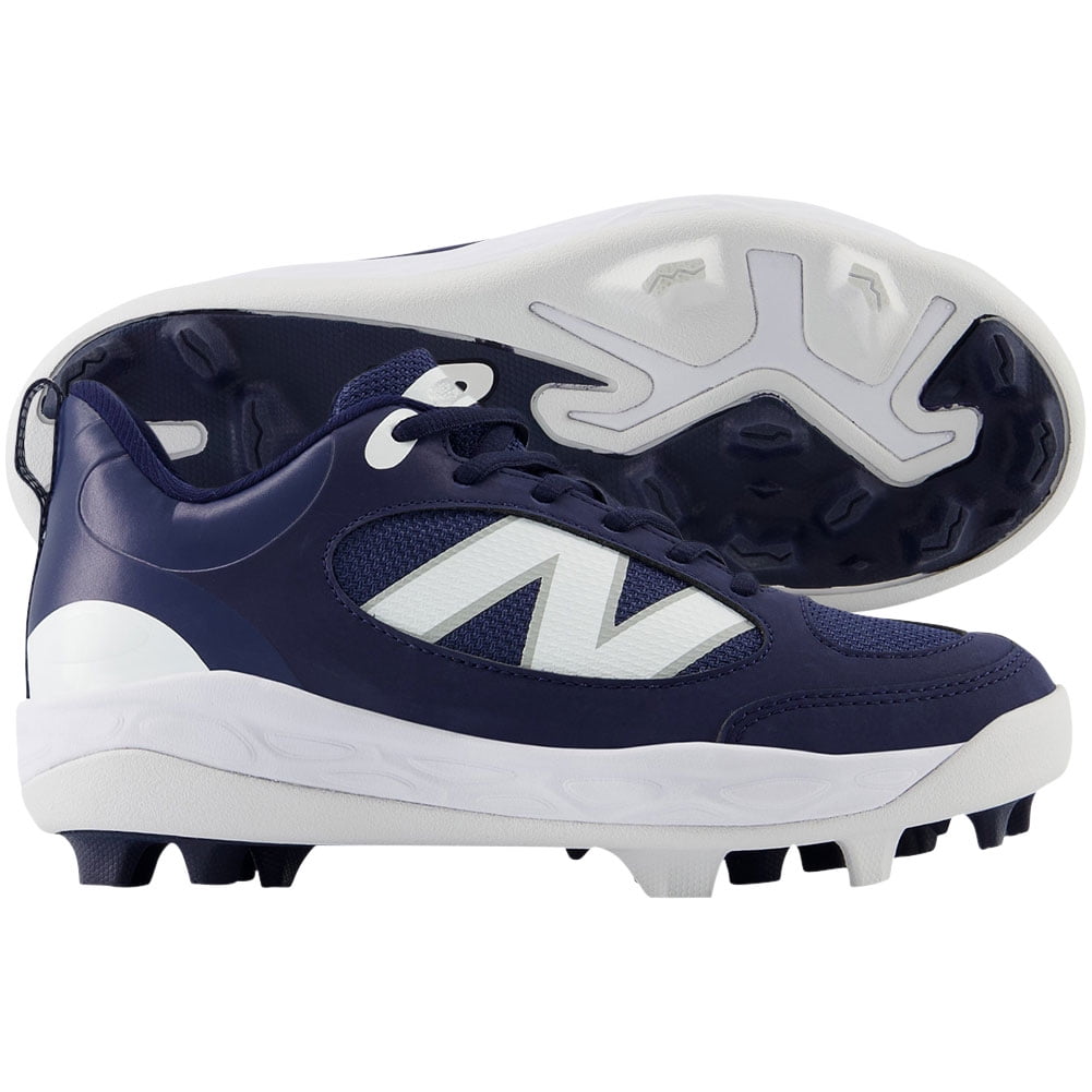 New Balance Youth 3000V7 Molded Baseball Cleats Navy/White 2 - Walmart.com
