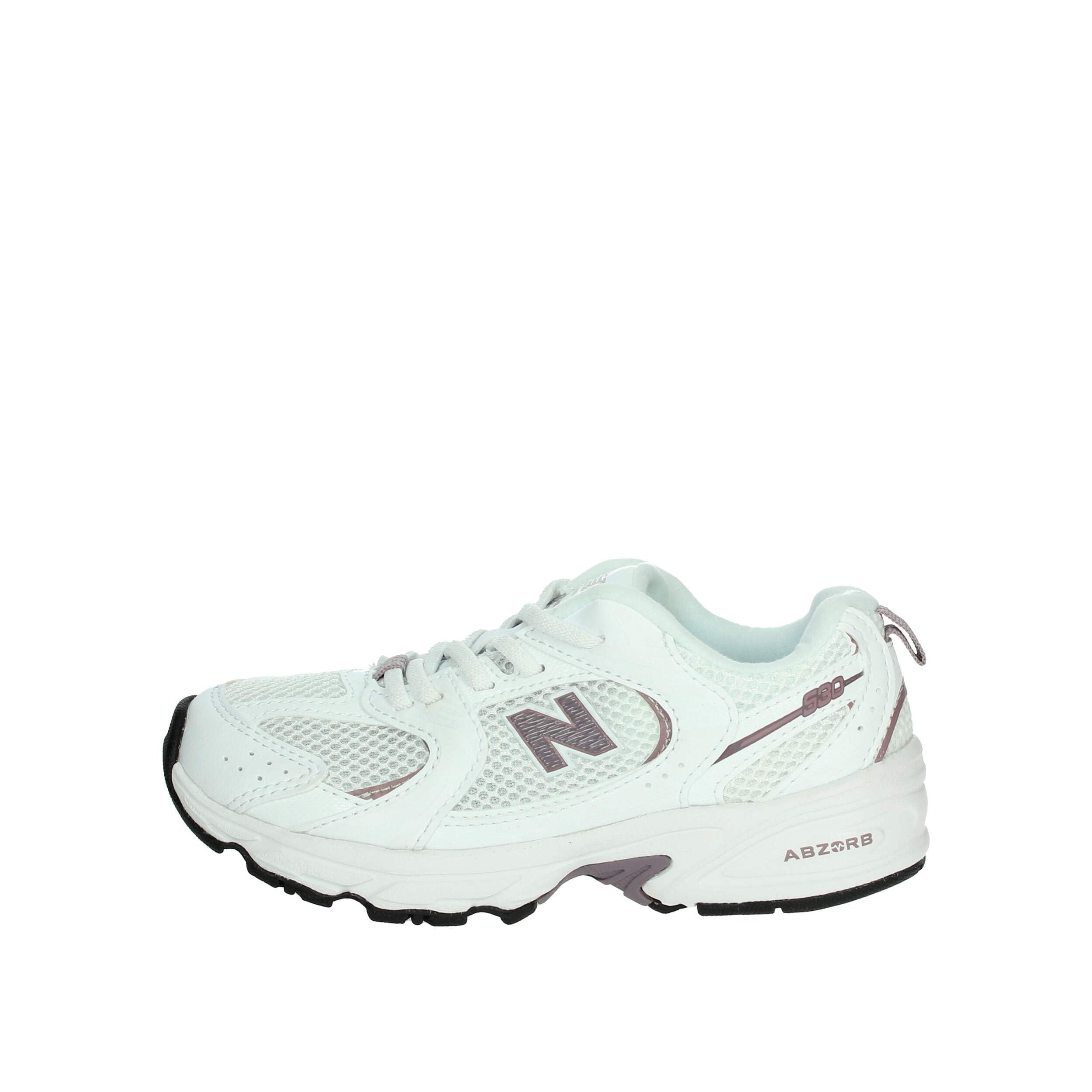 New Balance 530 Bungee (Little Kid) Sneaker, White/Dark Ice Wine, 1 US ...
