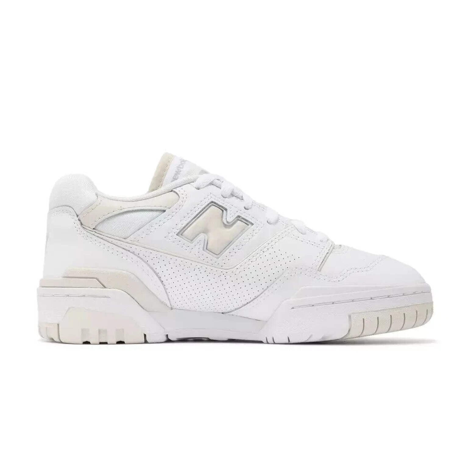 New Balance 550 BBW550BK Sneakers Women's White Leather Lifestyle Shoes ...