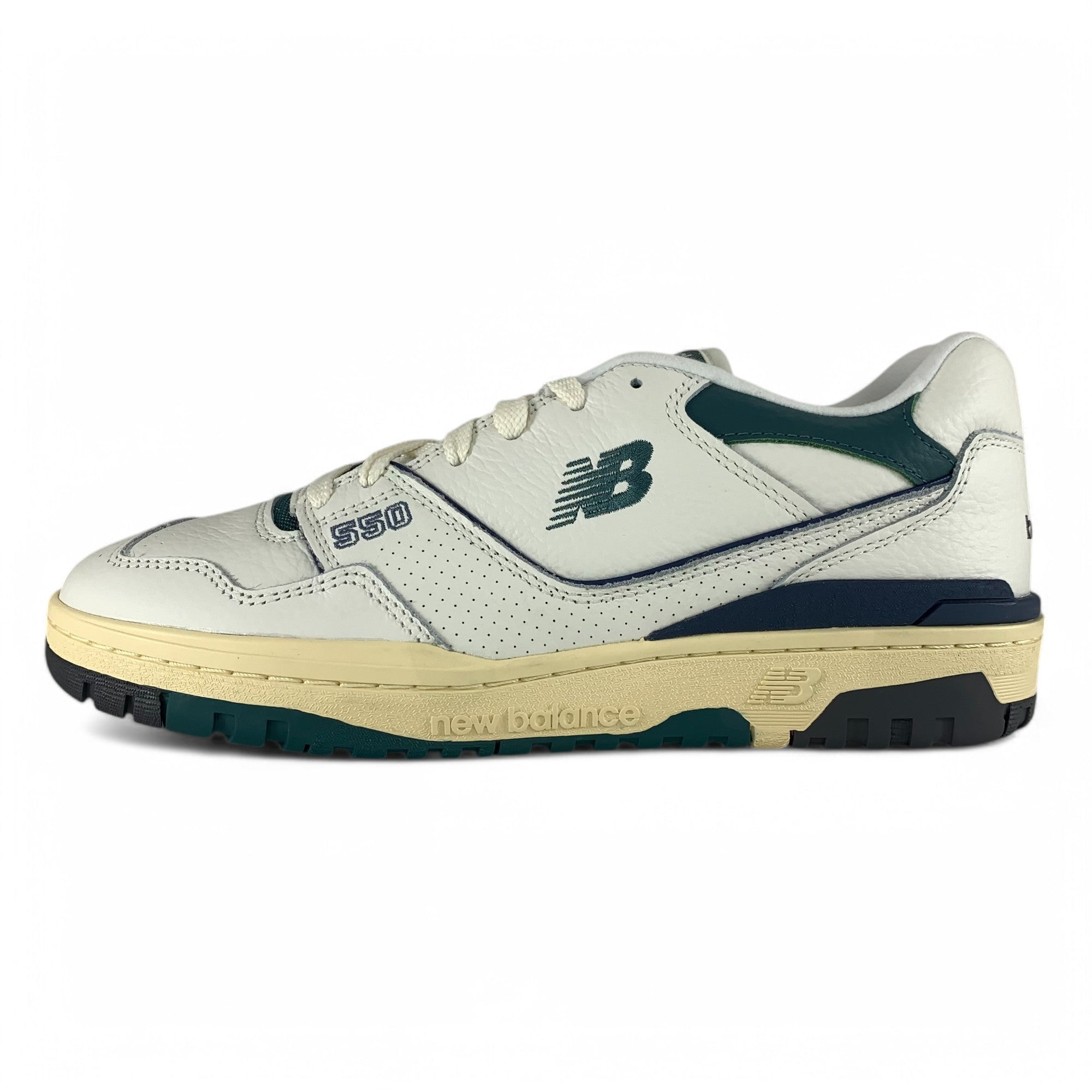 New Balance 550 Mini Logo Pack White Green Men's Shoes Sneakers ...