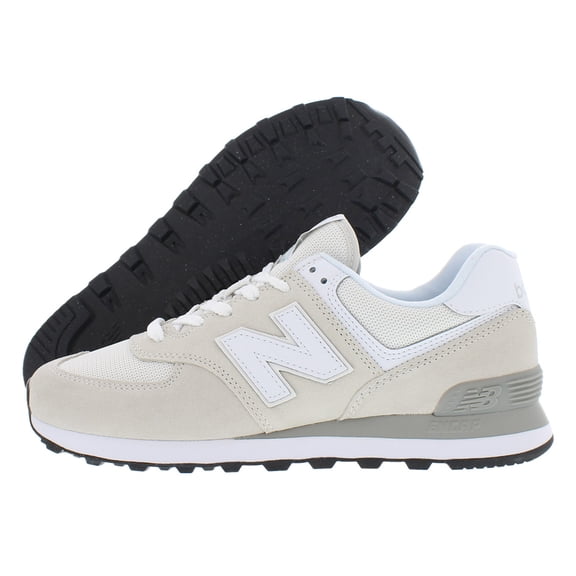 New Balance WL574EVG Women's Walking Shoes, Low Top Lace Up Suede Mesh ...
