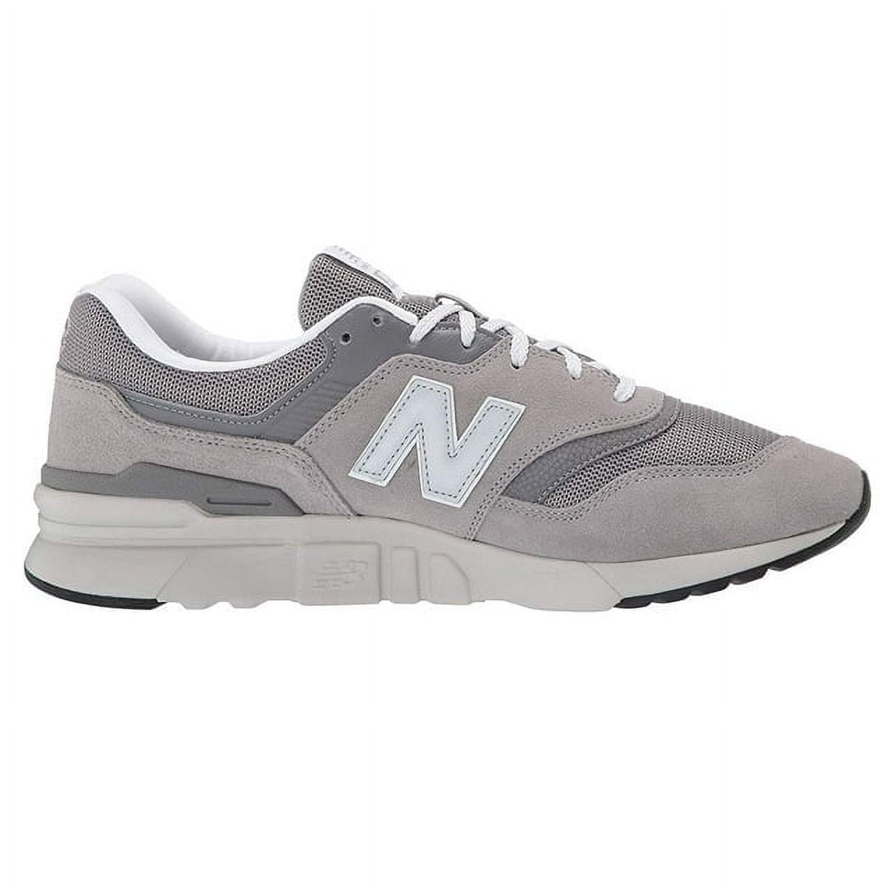 New Balance CM997 Men's Classic Lace Up Suede Mesh Trainers in Grey ...