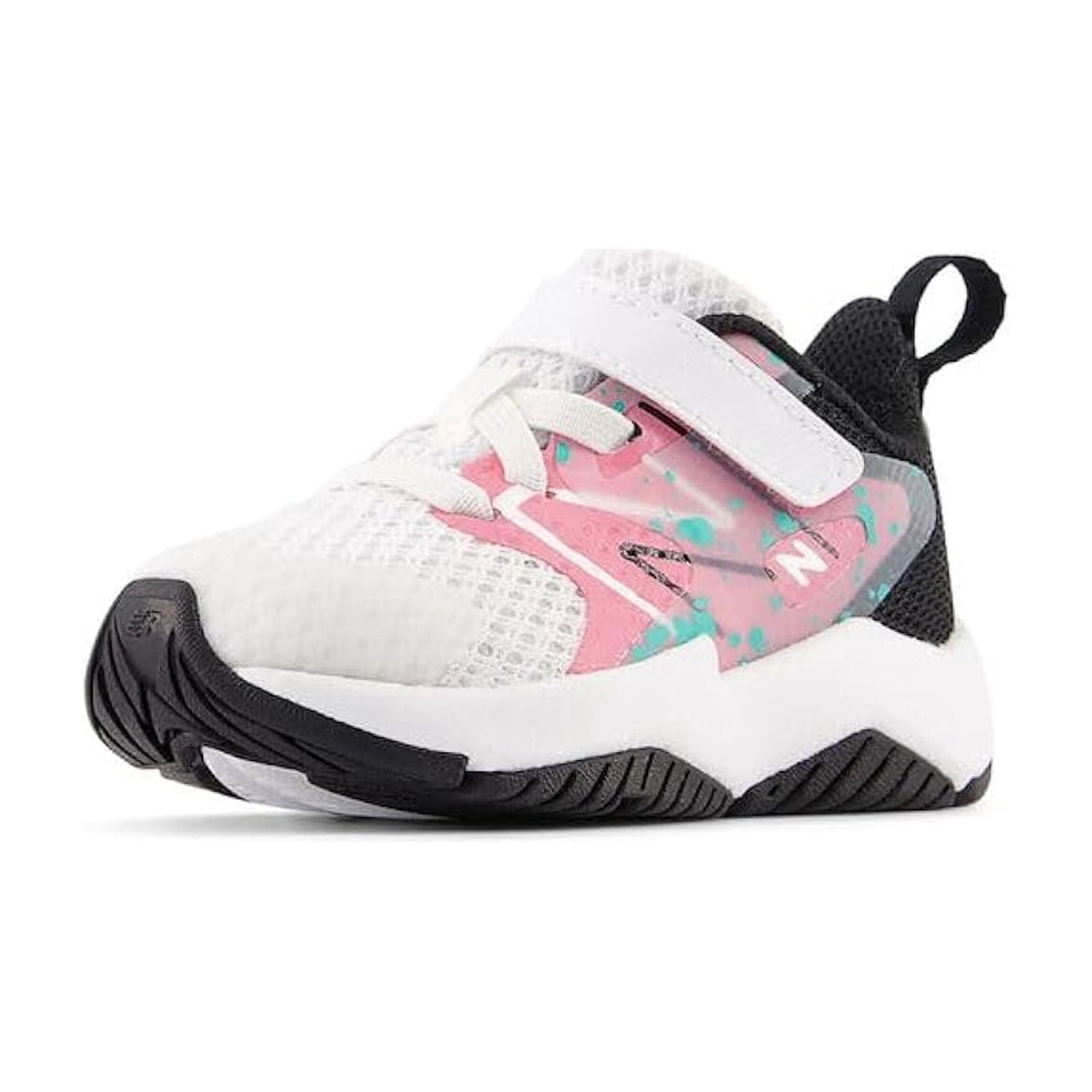 New Balance Kid's Rave Run V2 Bungee Lace with Top Strap Running Shoe ...