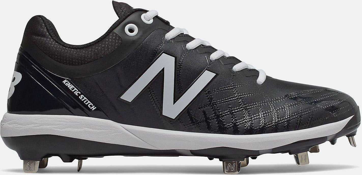 New Balance L4040v5 Low Cut Metal Cleat - Black - Walmart.com