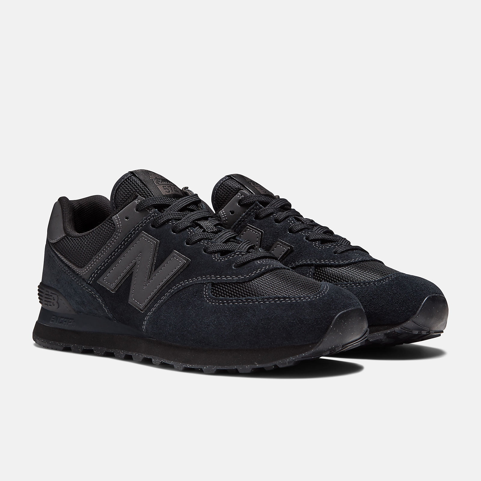 New Balance ML574EVE: Men's 574 V1 Core, BLACK/BLACK - Walmart.com