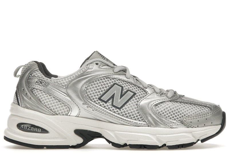 New Balance Men's 530 Grey Matter Silver Metallic Running Shoes, from ...
