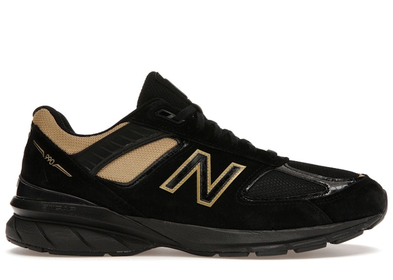 New Balance Men's 990v5 Black Gold Shoes, from StockX - Walmart.com