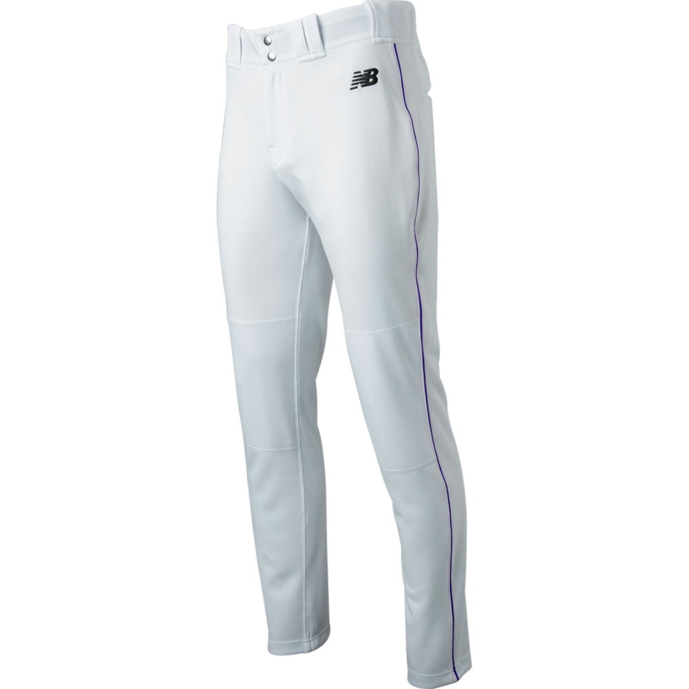 New Balance Men's Adversary 2.0 Piped Tapered Baseball Pant White/Blue ...