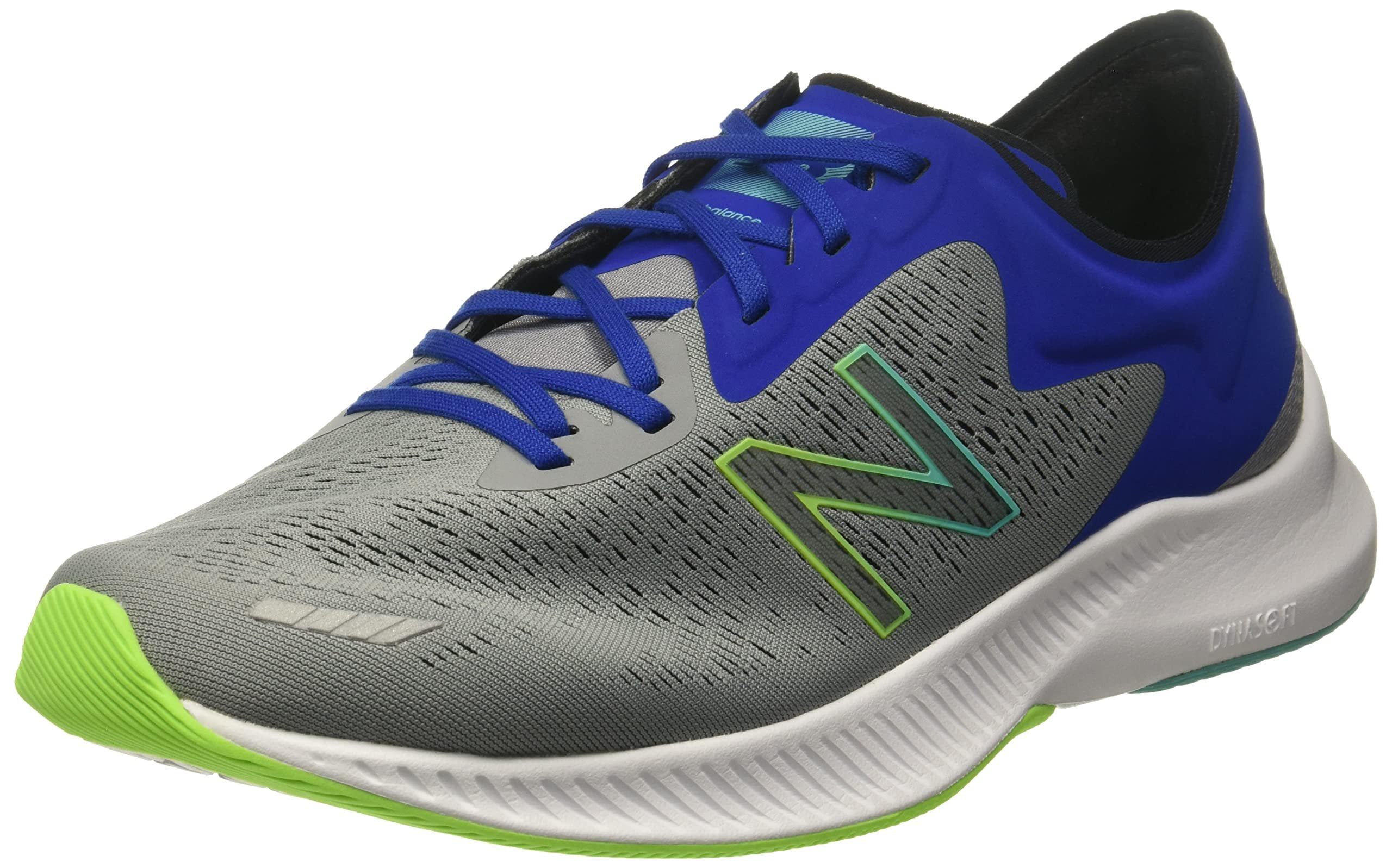 New Balance Men's Dynasoft Pesu V1 Running Shoe, Steel/Team Royal, 9 X ...