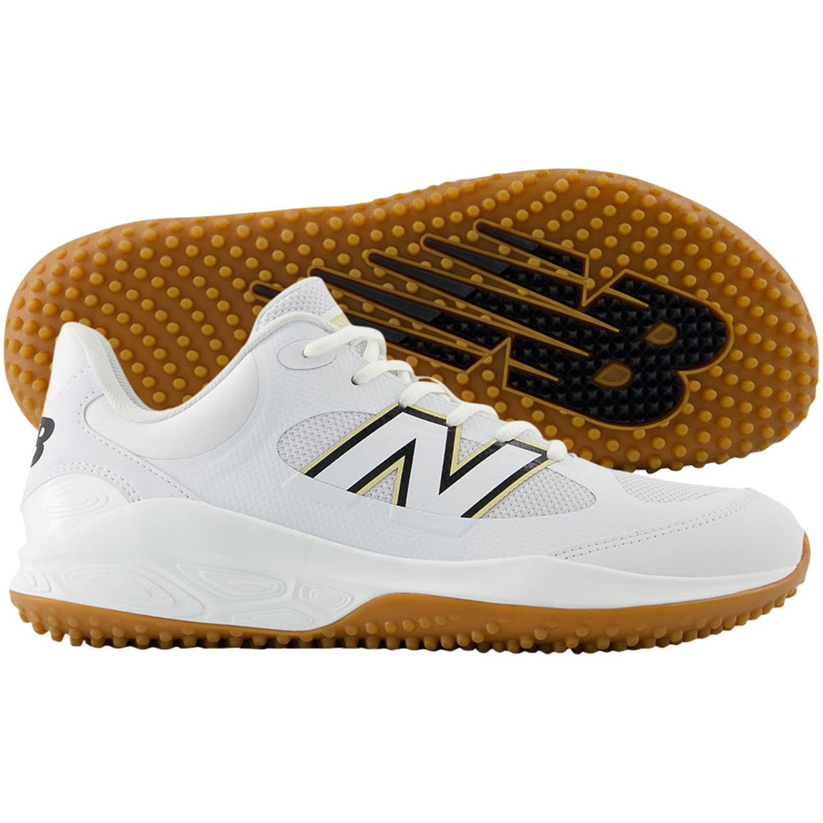 New Balance Mens 3000V7 Baseball Turfs White/Black 12 - Walmart.com