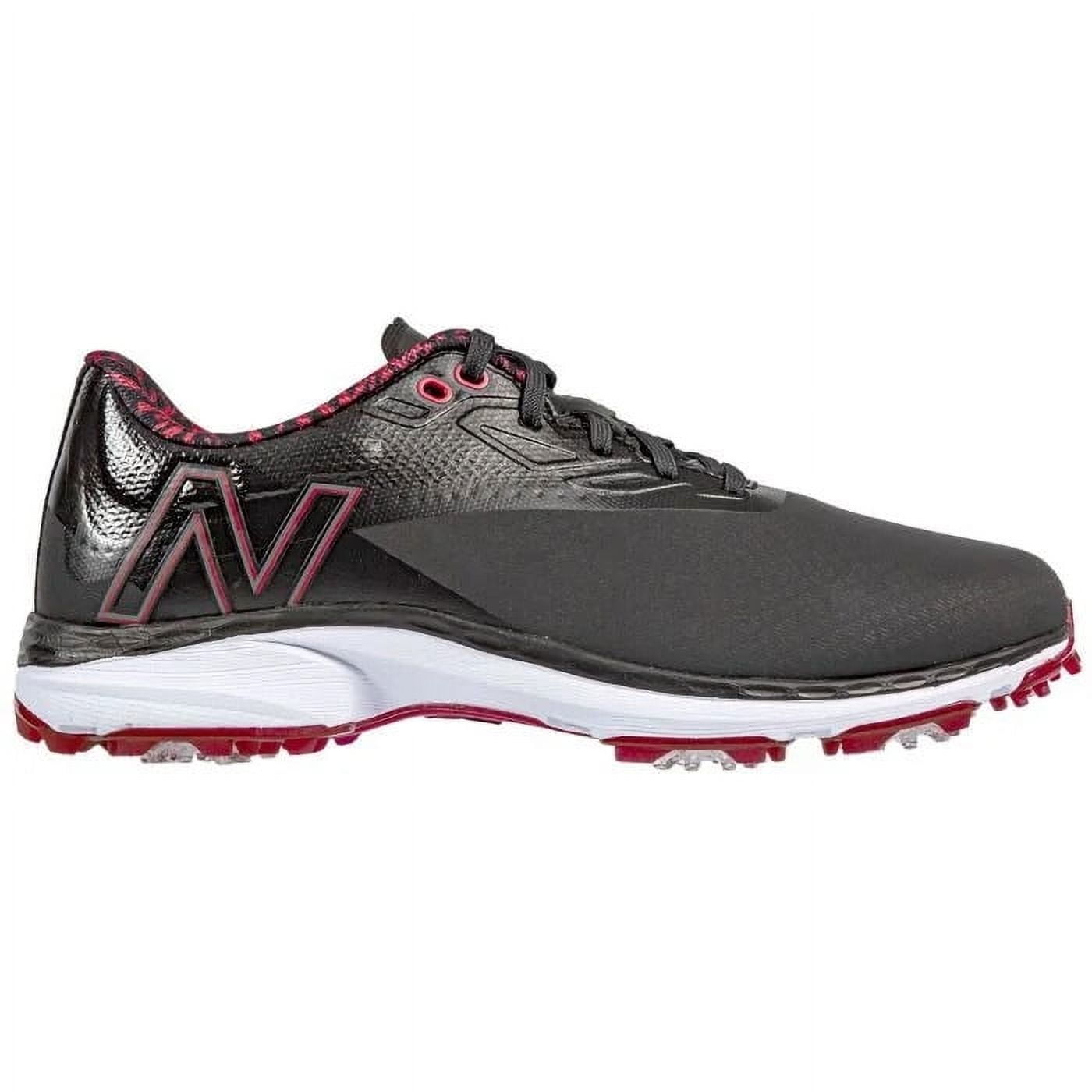 New Balance Men's Fresh Foam X Defender Golf Shoes Black/Red 2E 11.5 ...