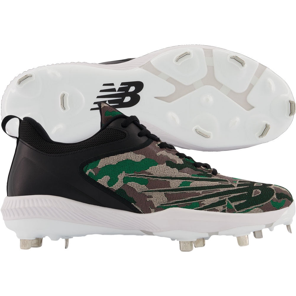 New Balance Men's Fuel Cell 4040V6 Camo Low Metal Baseball Cleats Black ...