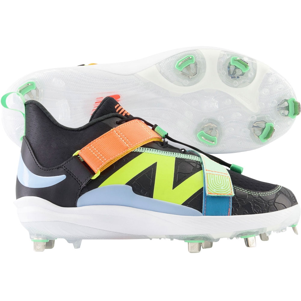 New Balance Men's Fuelcell Lindor 2 Metal Baseball Cleat Black/Multi ...
