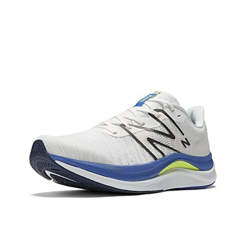 New Balance Men's MFCPRCW4 Running Shoe, White/Marine Blue/Thirty WATT ...