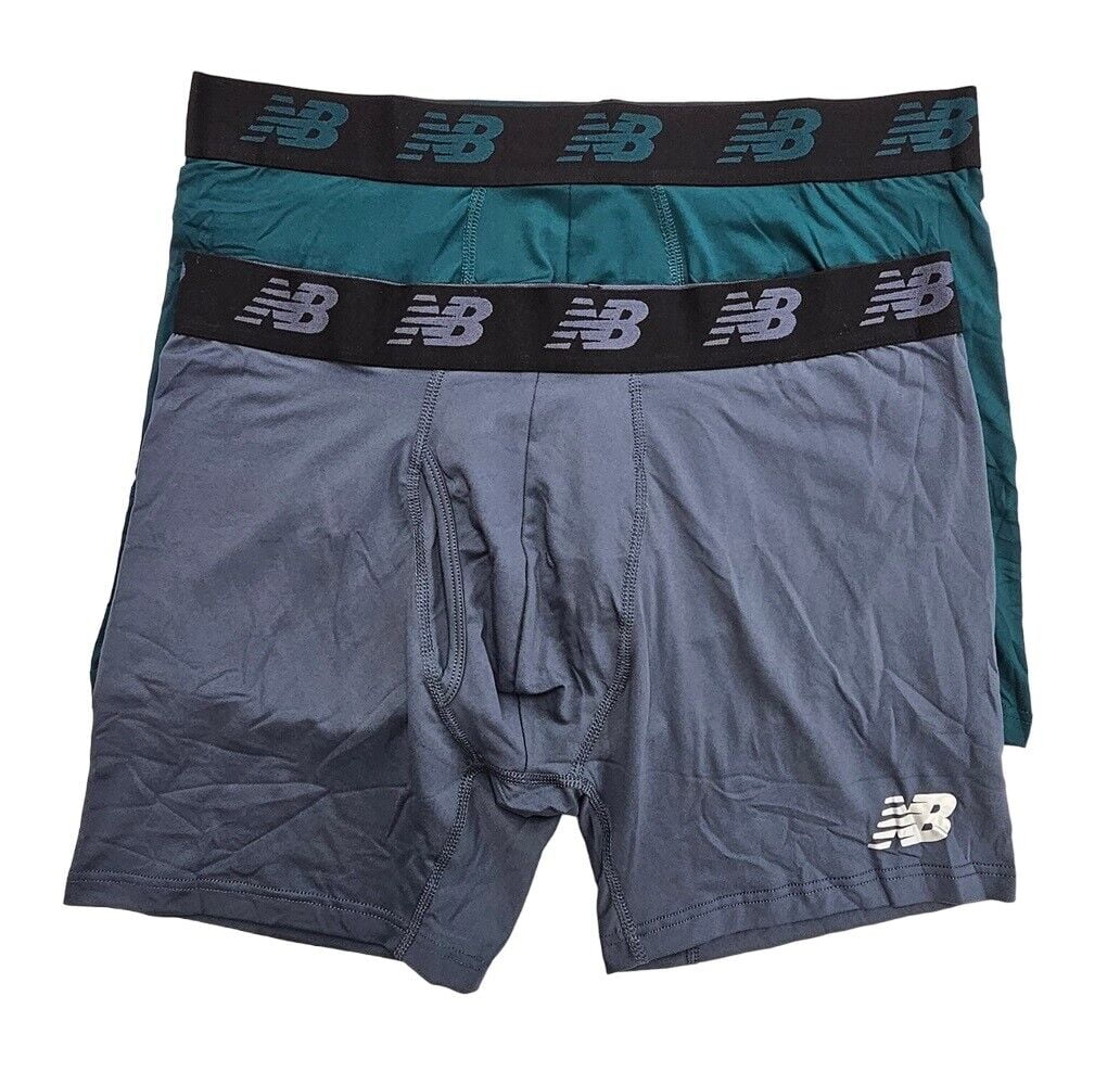 New Balance Men's Premium Performance 6" Boxer Brief - NB3001-2 (Deep ...