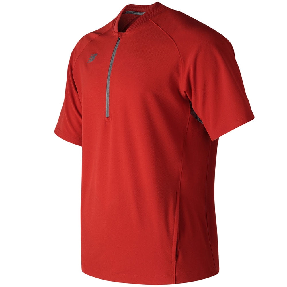 New Balance Men's Short Sleeve 3000 Baseball Batting Jacket Red L ...