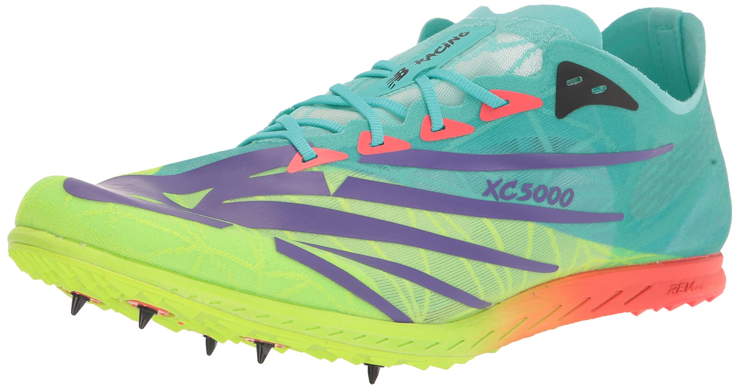 New Balance Men's XC 5K V6 Running Shoe, Cyber Jade/Pixel Green, 9.5 ...
