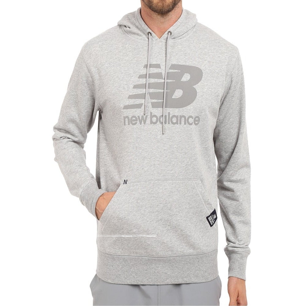 New Balance Mens Essential Pullover Hoodie,Athletic Grey,Medium ...