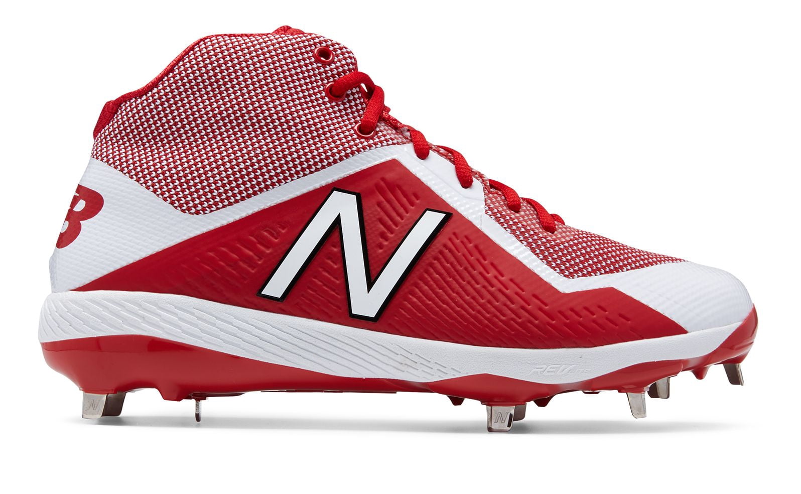 New Balance Mid-Cut 4040v4 Metal Baseball Cleat Mens Shoes Red with ...