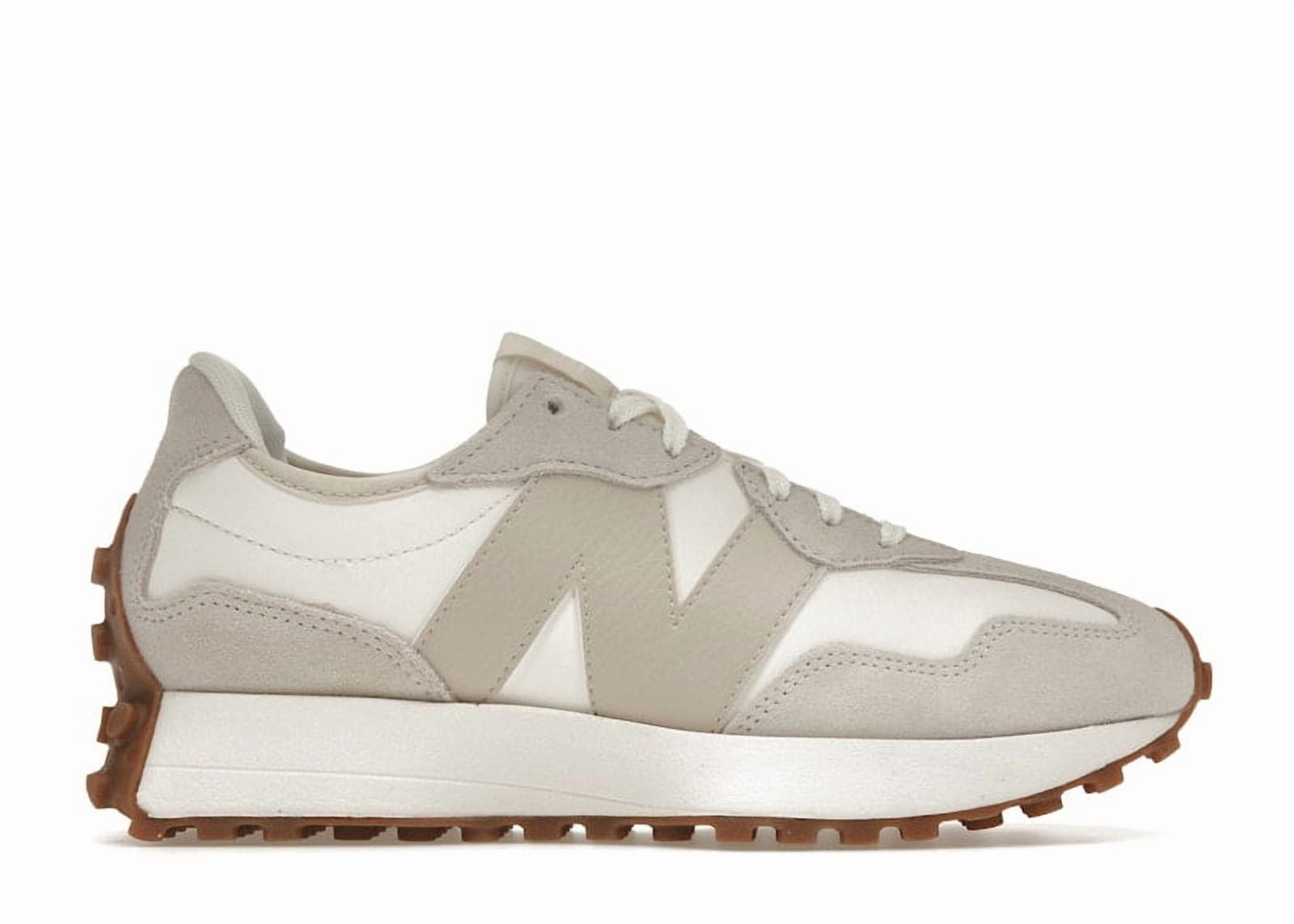 New Balance Women's 327 Beige White Gum Pink Shoes, from StockX ...
