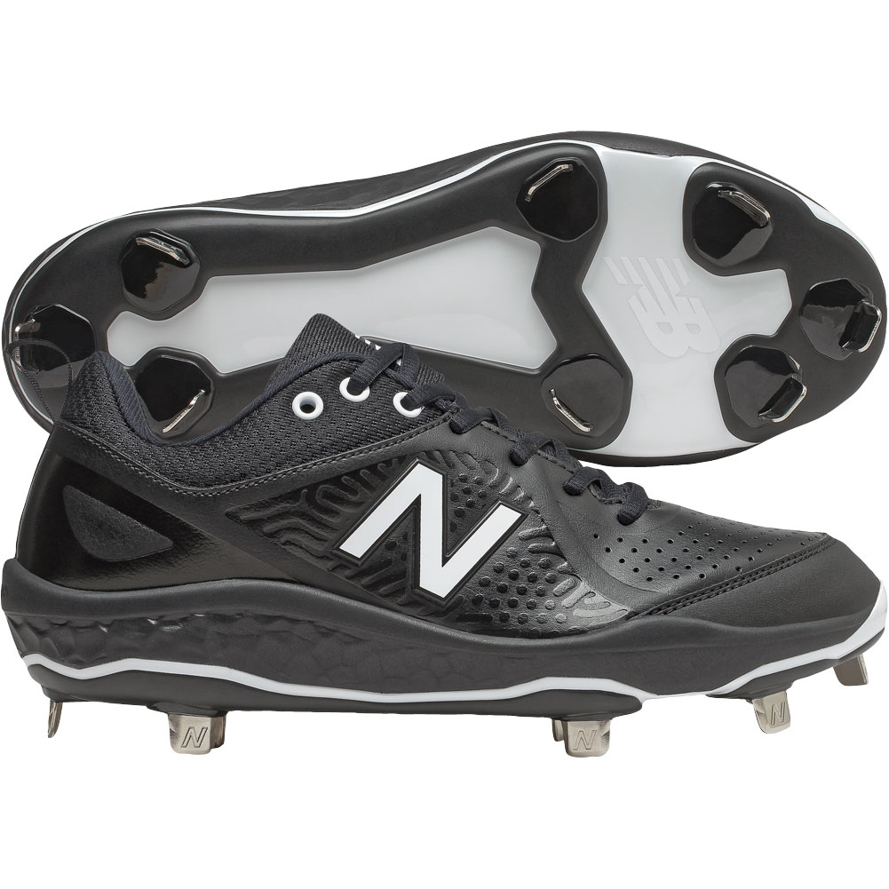 New Balance Women's Velov2 Low Metal Fastpitch Softball Cleat Black ...