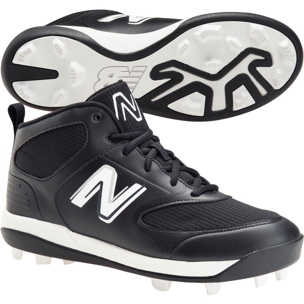 New Balance Youth 3000V6 Molded Baseball Cleats Black/White Medium 11K - Walmart.com