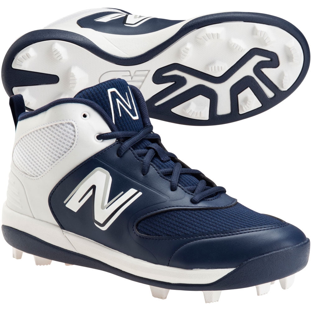 New Balance Youth 3000V6 Molded Baseball Cleats Navy/White Medium 4.5 ...