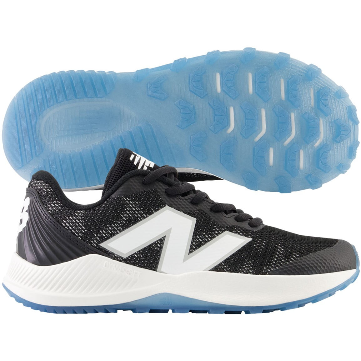 New Balance Youth 4040v7 Turf Trainer Baseball Shoe Black/White 10.5 ...