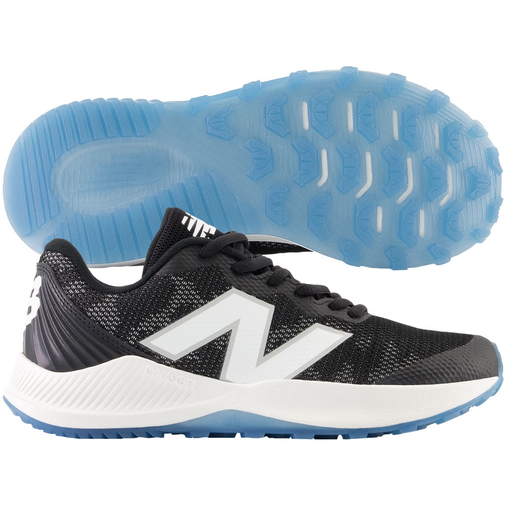 New Balance Youth 4040V7 Turf Trainer Baseball Shoe Black/White Medium ...