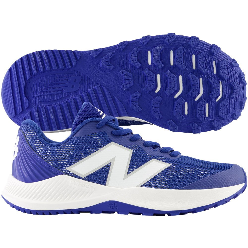 New Balance Youth 4040V7 Turf Trainer Baseball Shoe Royal/White Medium ...