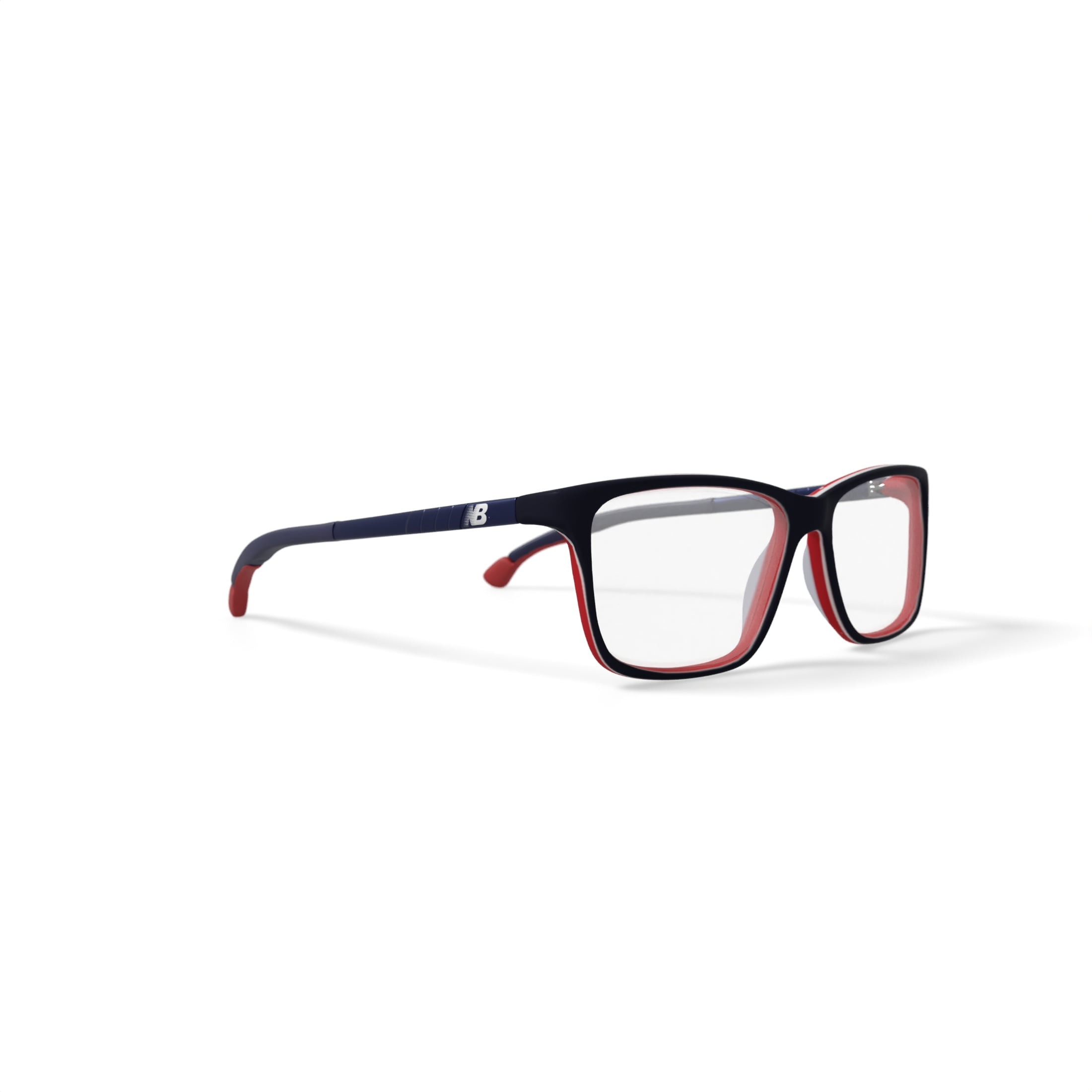 New Balance Youth NBK5066 Prescription Eyeglasses with Case, Black/Red ...