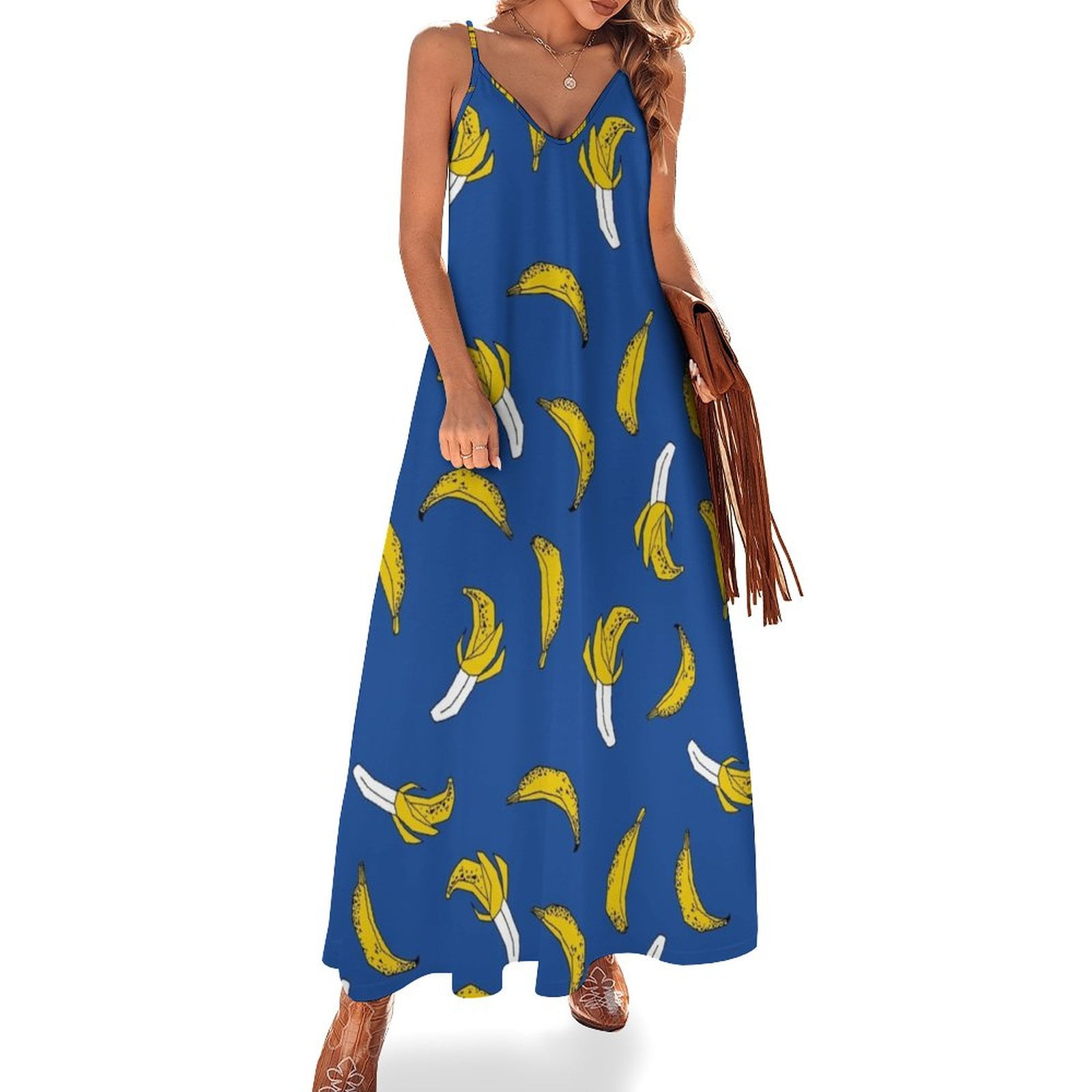 New Banana pattern navy print cute minimal bananas by andrea lauren ...